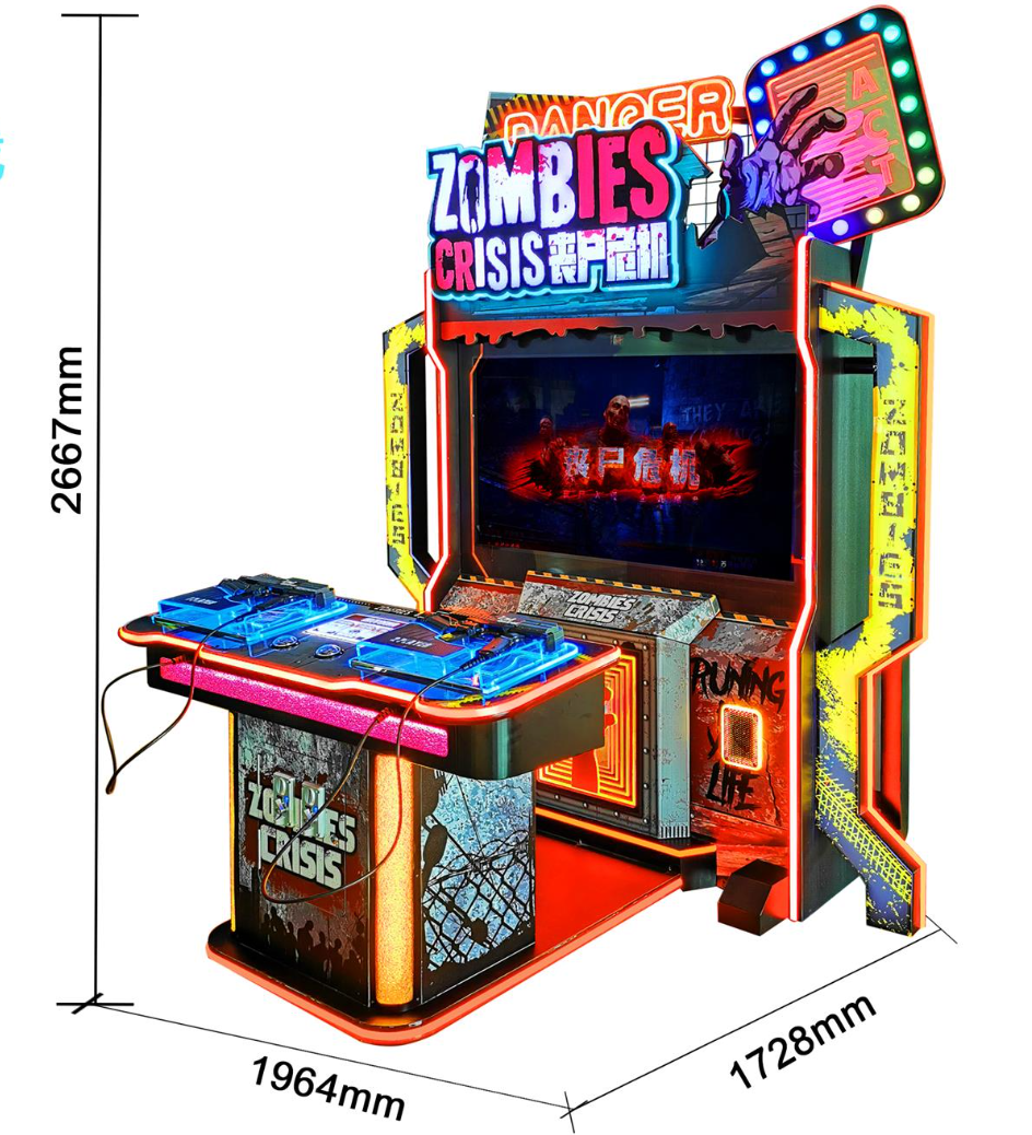 Zombies crisis Shooting Game Machine - Ama Amusement