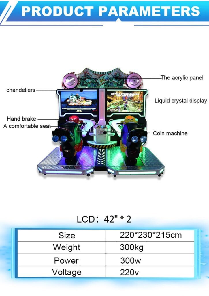 Ama Simulator Arcade Motorbilke Racing Car Arcade Game Machine 42 Inch ...